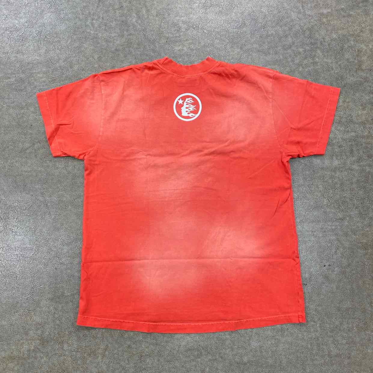 Hellstar T-Shirt "BOX LOGO" Red New Size M – SOLED OUT JERSEY CITY
